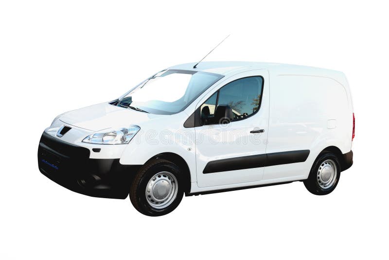 Camionnette de livraison photo stock. Image du fixe, isolement - 11512178