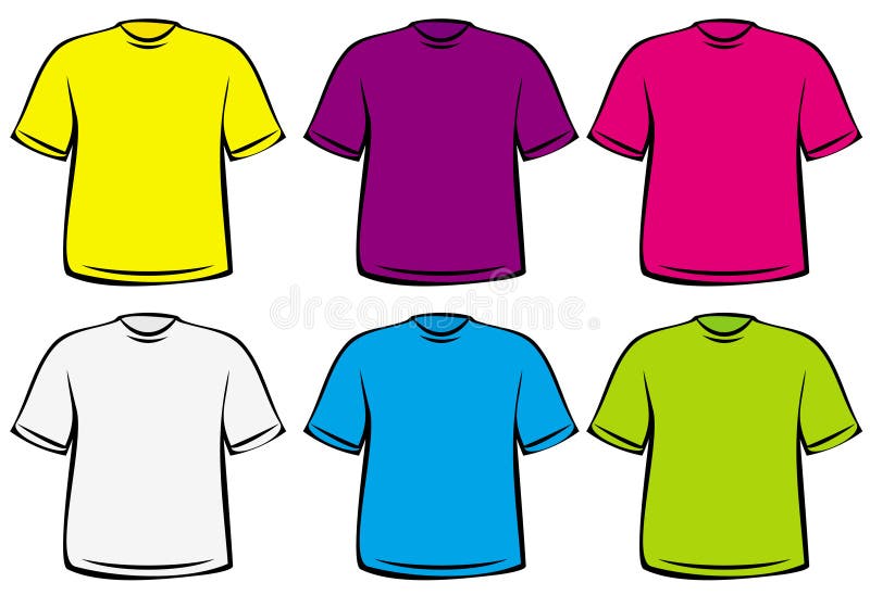 Camisetas - Ilustración Del Vector Ilustración del Vector - Ilustración ...