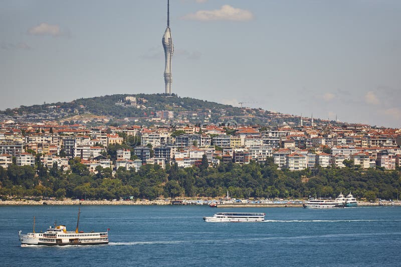 Camlica Broadcasting Tv Radio Communication Skyscraper. Bosporus Strait ... Camlica Broadcasting Tv Radio Communication Skyscraper. Bosporus Strait ...