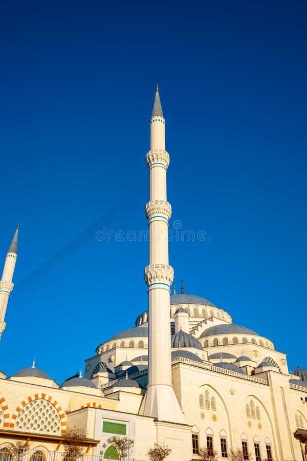 Camlica Mosque in Istanbul. Ramadan Background Photo Stock Image ...