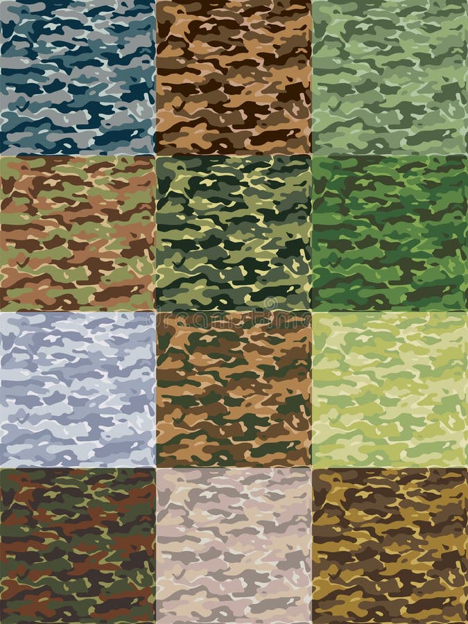 Camo pattern stock vector. Illustration of colorful, armed - 24444482