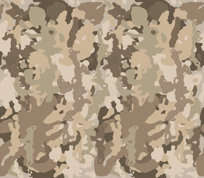 Camo Vector Pattern - Desert Camo Stock Vector - Illustration of army ...