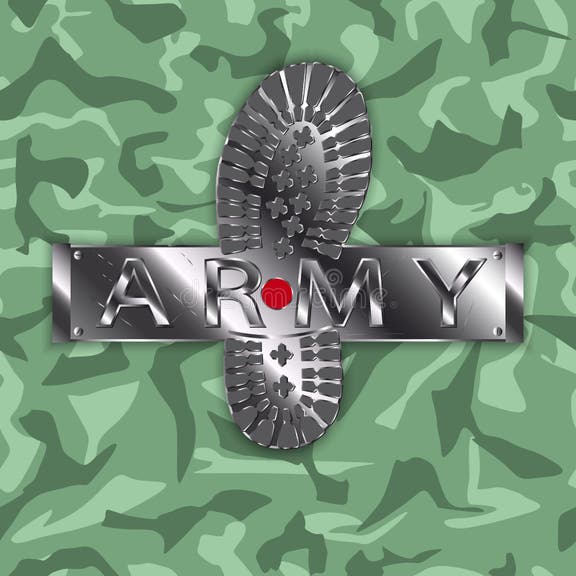 Army Boot Footprint Stock Illustrations – 104 Army Boot Footprint Stock ...