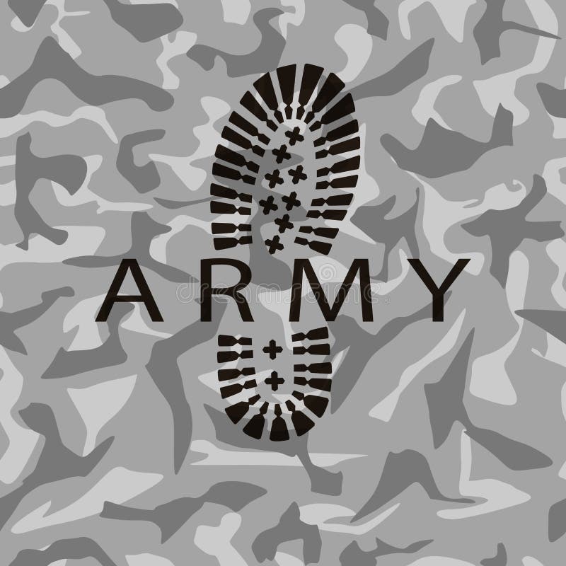 Army Boot Print