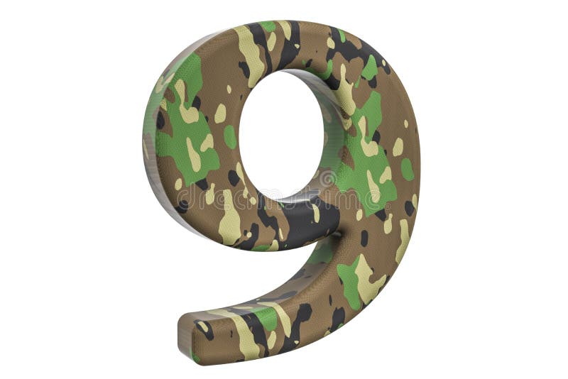 Army Number 4 - 3d Camo Digit - Army, War or Survivalism Concept Stock ... Army Number 4 - 3d Camo Digit - Army, War or Survivalism Concept Stock ...