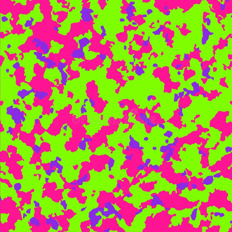 Camouflage Bright Trendy Seamless Pattern. Fashion Pattern Stock ...