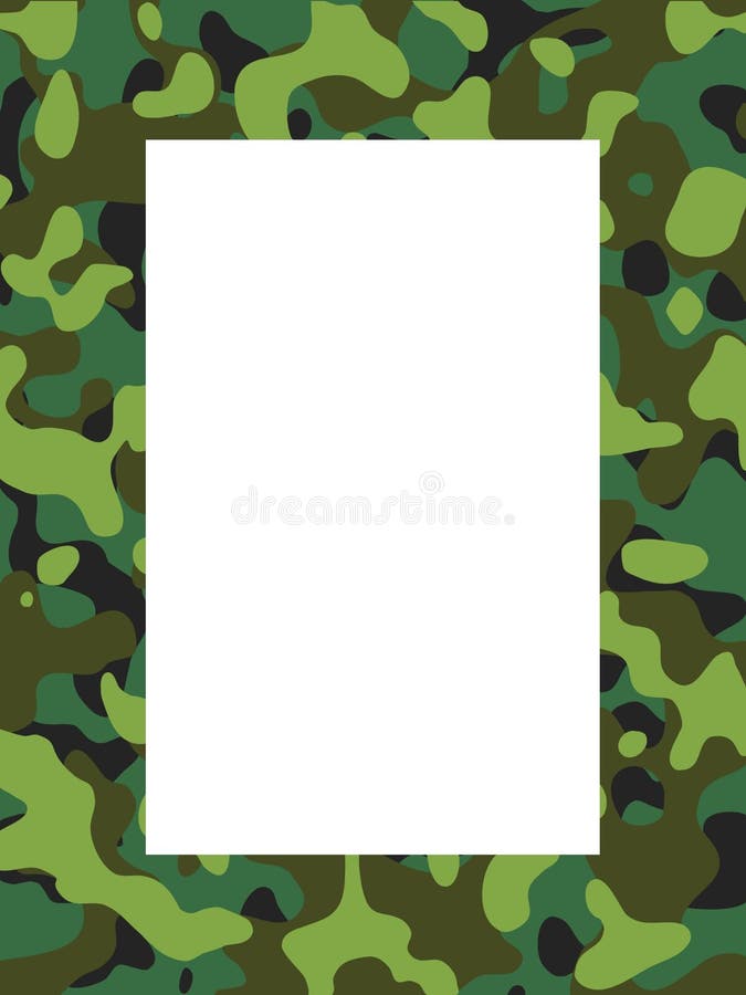 Camouflage frame stock illustration. Illustration of border - 823693