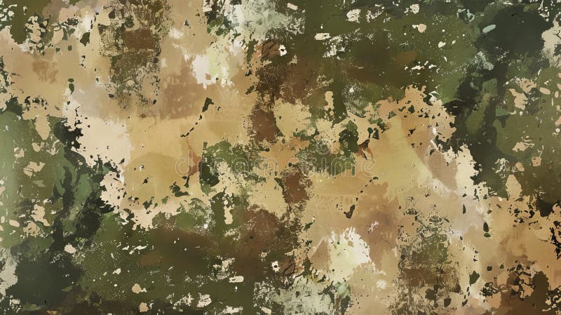 Camouflage Military Pattern, Abstract Brown and Green Texture. Tactical ...
