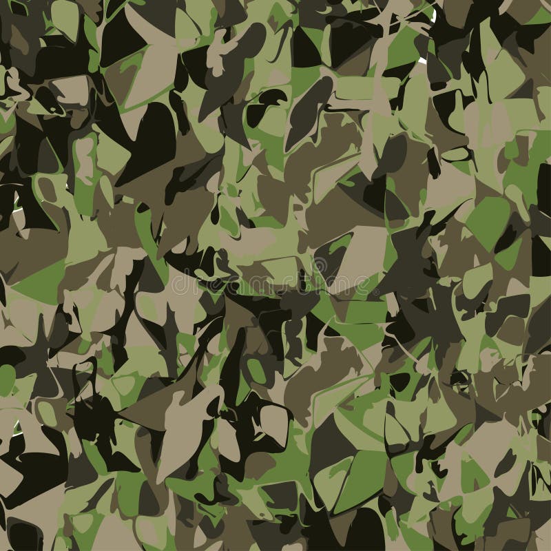 Camouflage Military Pattern Background Stock Illustration ...