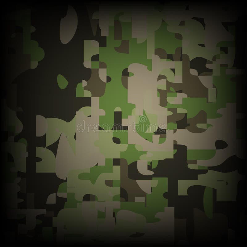 Camouflage Military Pattern Background Stock Illustration ...
