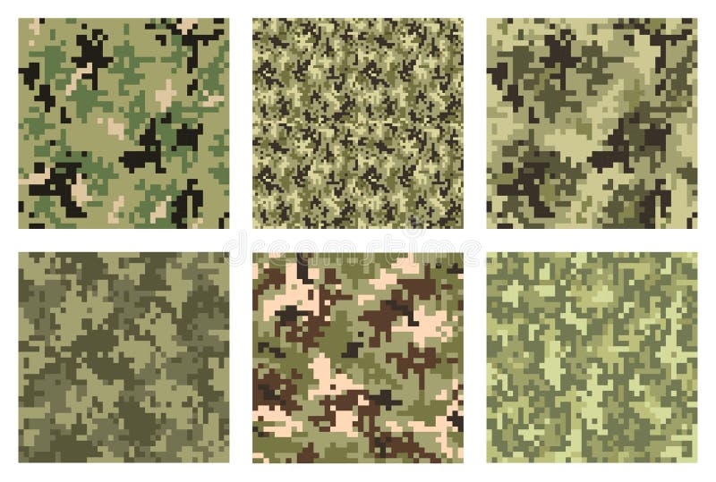 Camouflage military pixel stock vector. Illustration of texture - 266619990 Camouflage military pixel stock vector. Illustration of texture - 266619990