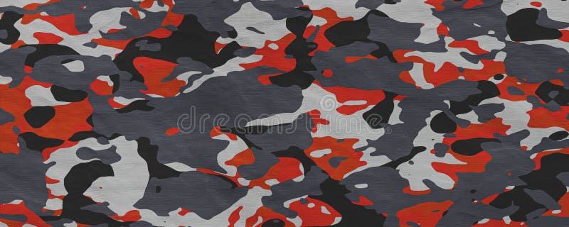 Camouflage Military Texture. Army Red and Grey Pattern Cloth Stock ...