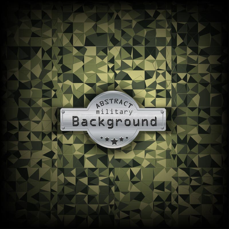 Triangle Military Camouflage Background Stock Vector - Illustration of ...