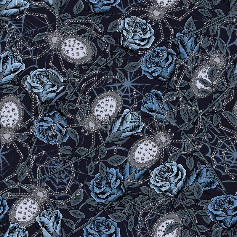 Silver Metallic Roses Stock Illustrations – 163 Silver Metallic Roses ...