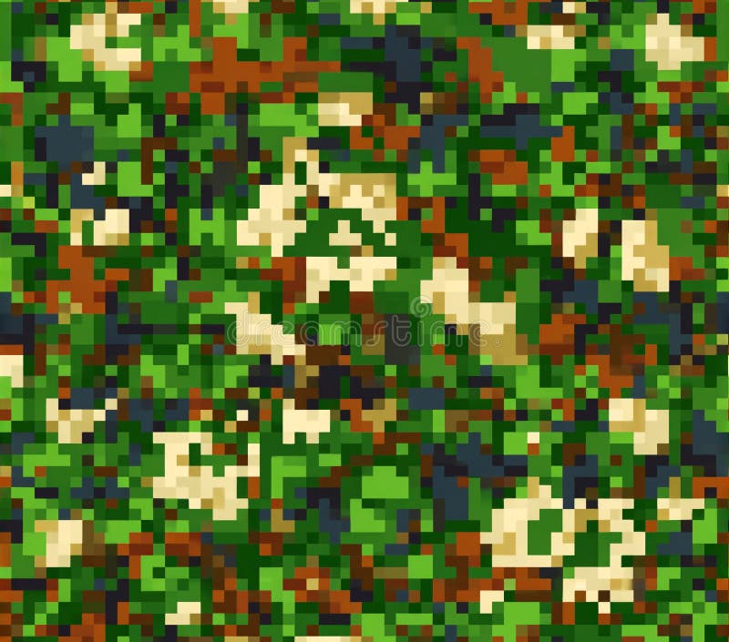 Camouflage Pattern Seamless Digital Camo Texture for Design Projects ...