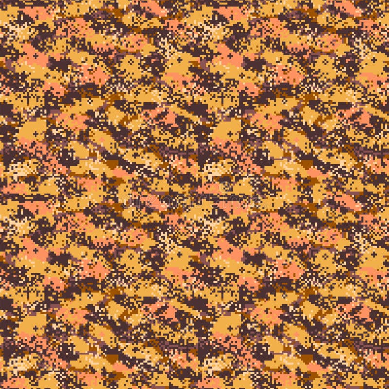 Camouflage Pixel Pattern for Hunting. Military Texture Stock ...