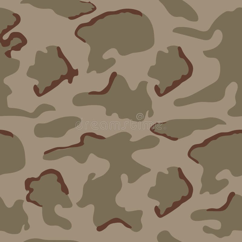 Camouflage Seamless Pattern Stock Illustration - Illustration of ...