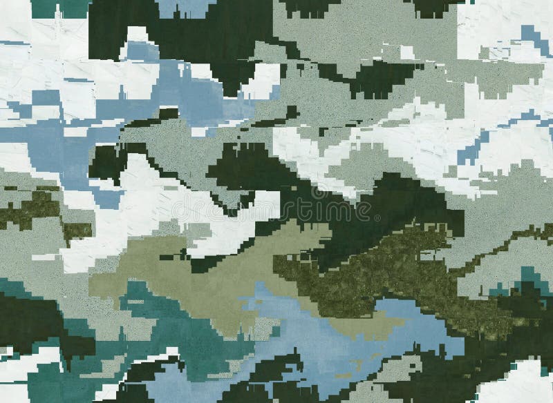 Camouflage Seamless Pattern. Trendy Style Army, Repeat Print Stock ...