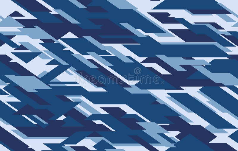 Geometric Camo Seamless Pattern. Abstract Military Camouflage ...