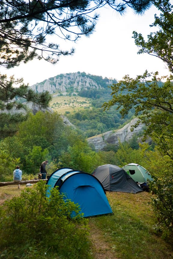 Camp stock photo. Image of camp, morning, rest, hiker - 7462610