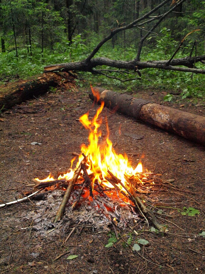 Camp fire stock image. Image of wood, halt, camp, fire - 18844903
