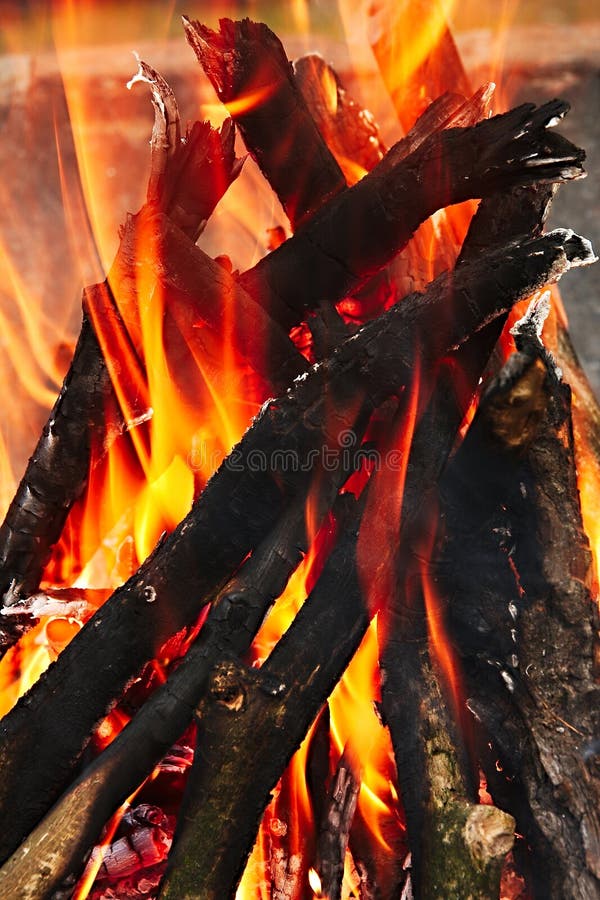 Camp Fire stock photo. Image of campsite, bonfire, bright - 41177024