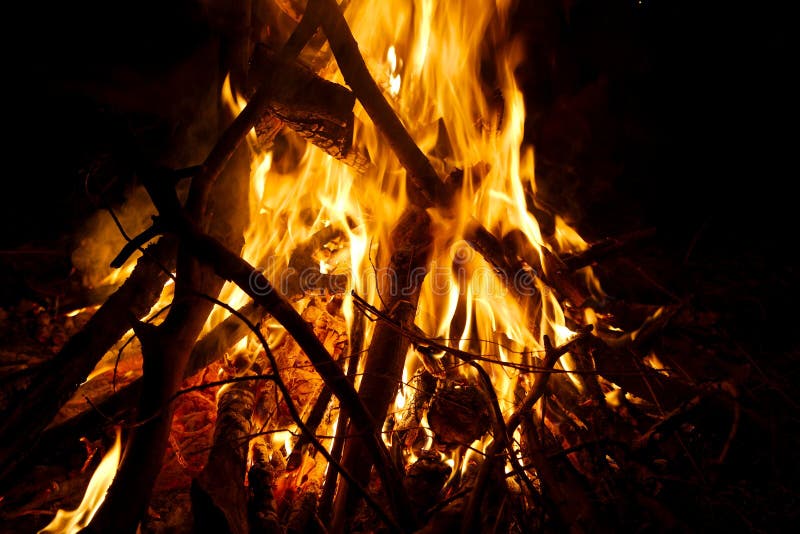 Camp Fire Flames stock image. Image of grill, fire, fireplace - 71456025