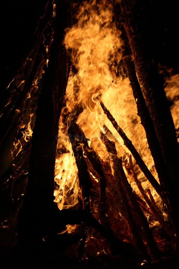 Camp fire stock image. Image of heat, orange, blaze, danger - 35941755