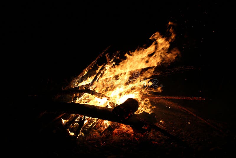 Camp fire stock photo. Image of fireplace, outdoor, burn - 35941818