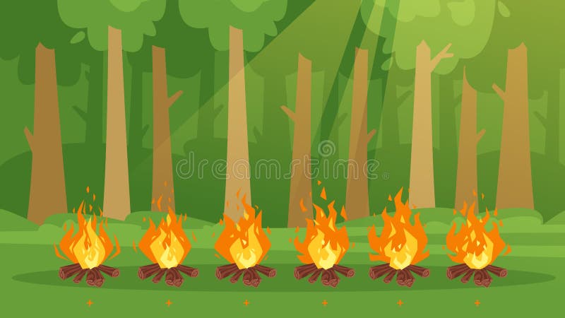 Forest Background Sprites Stock Illustrations – 95 Forest Background ...