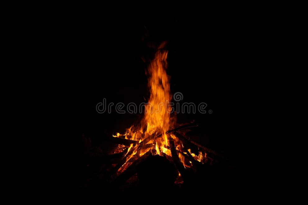 Camp Fire Stack stock image. Image of burnt, burn, heat - 74768253