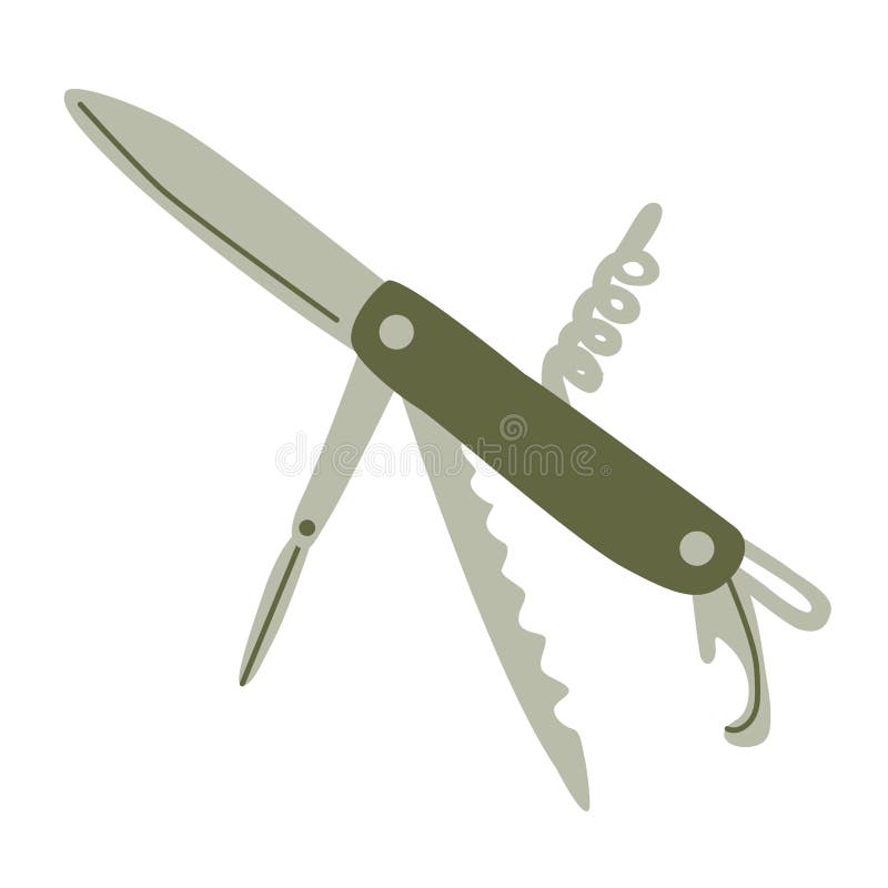 Multi Knife Line Icon Concept. Multi Knife Vector Linear Illustration ...