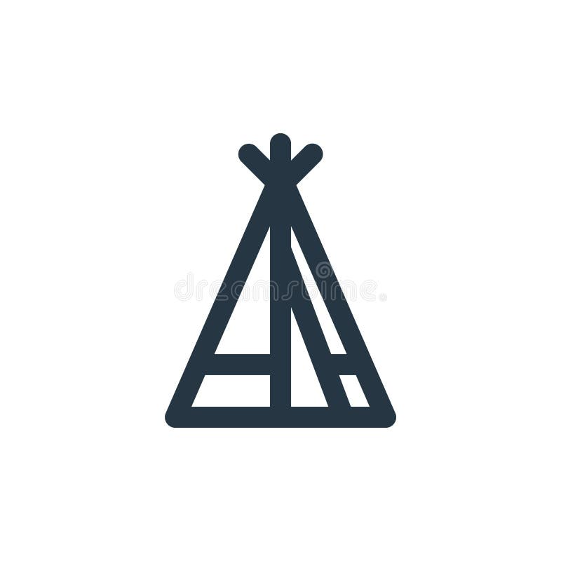 Camp Icon Vector from Outdoor Concept. Thin Line Illustration of Camp ...