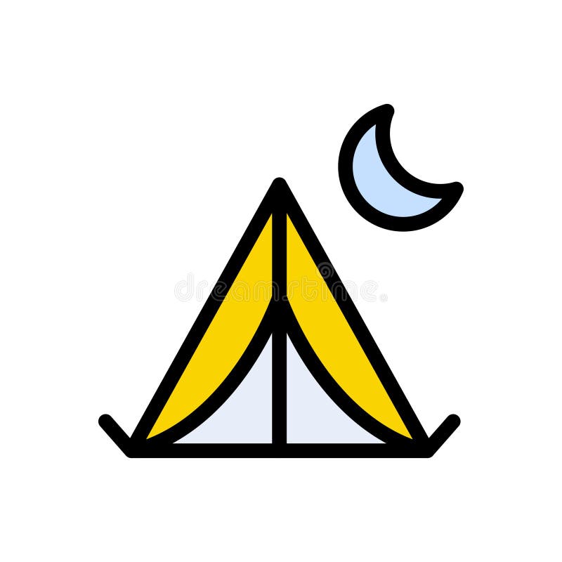 Camp night stock vector. Illustration of vacation, relaxation - 217757911