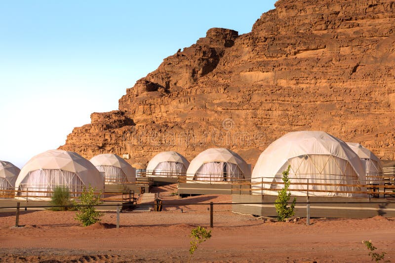 Camp at Wadi Rum Desert, Jordan Editorial Photography - Image of ...