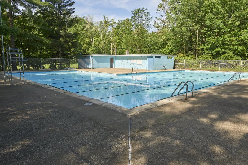 Camp swimming pool stock image. Image of swim, camp - 202025501