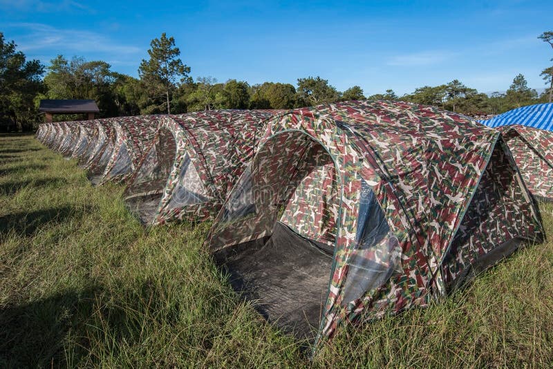 Camp tent stock image. Image of forest, green, adventure - 54333615