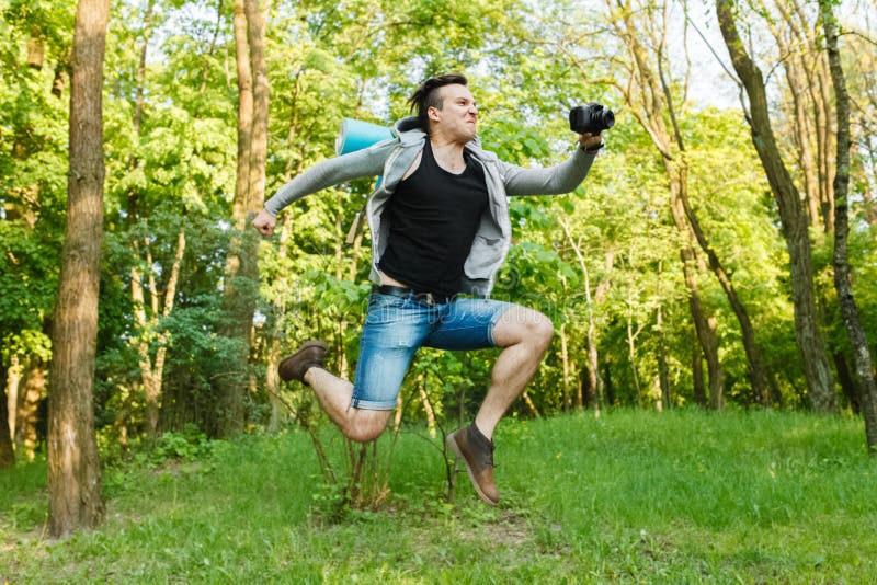 Campaign, the Guy Running Camera. Photographs Stock Photo - Image of ...