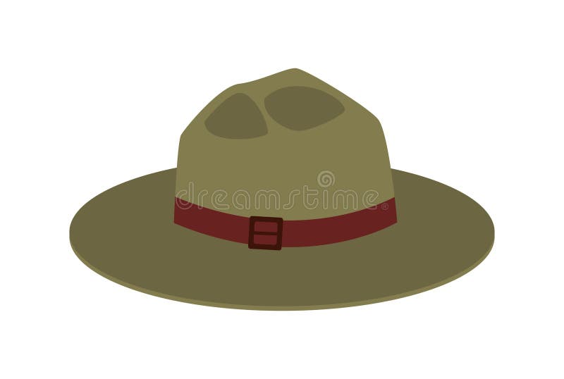 Campaign Hat Canada Tradition Costume Artwork Stock Illustration ...