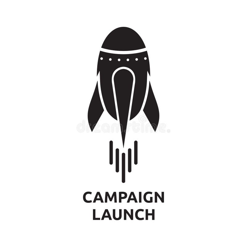 Campaign launch concept stock vector. Illustration of design - 215667621