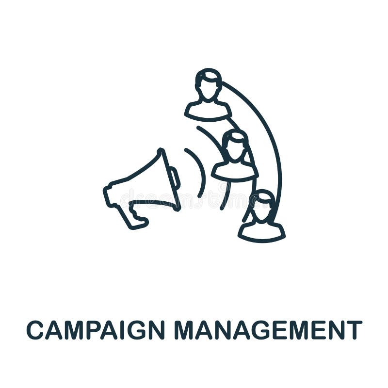 Campaign Management Icon Set. Premium Symbol in Diferent Styles from ...