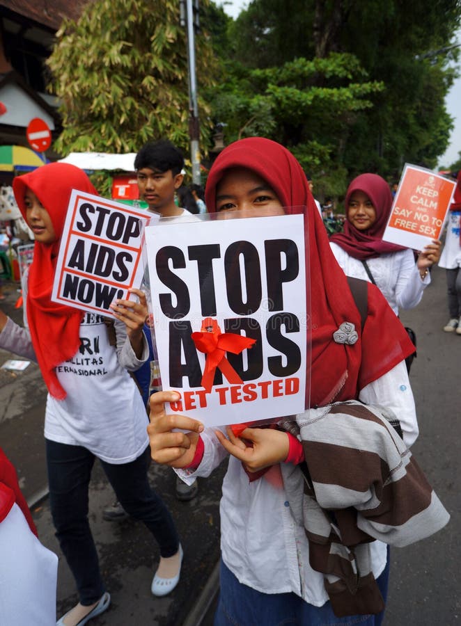 Campanha do SIDA imagem de stock editorial. Imagem de povos - 33230074