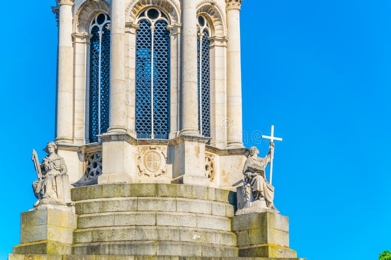 Campanile Inside of the Trinity College Campus in Dublin, Ireland Stock ...