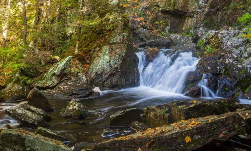 Lower Tier of Campbell Falls Stock Image - Image of falls, season ...