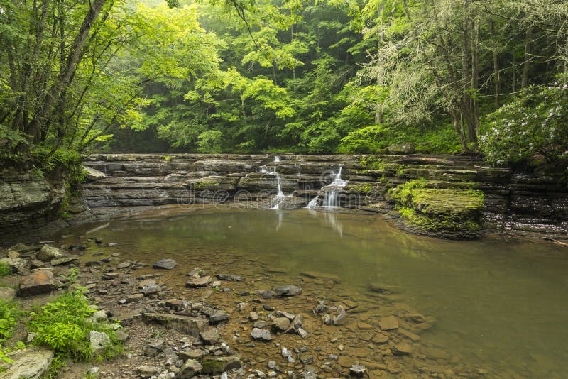 Campbell Falls stock image. Image of summer, beautiful - 43064103