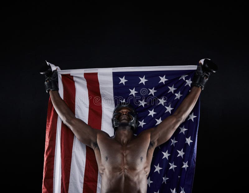 Campeón Americano Del Boxeo Imagen de archivo - Imagen de aislado ...