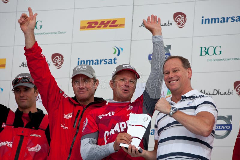 Skipper Chris Nicholson Right and Crew Member Maciel Cicchetti from ...