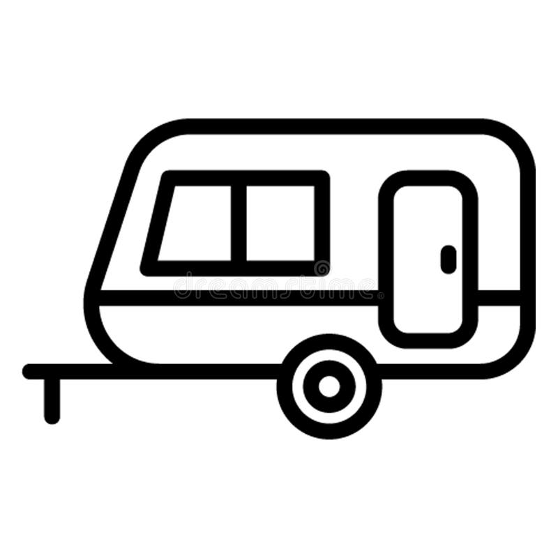 Camper Van, Caravan Vector Icon Which Can Easily Edit Stock Vector ...