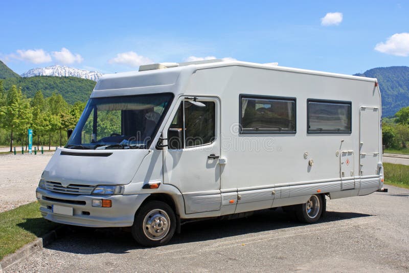 Camper van stock photo. Image of travel, tour, motorhome - 46426732