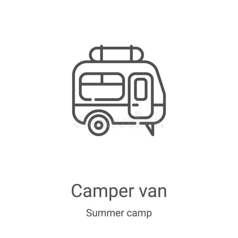 Camper Van Outline Stock Illustrations – 3,034 Camper Van Outline Stock ...